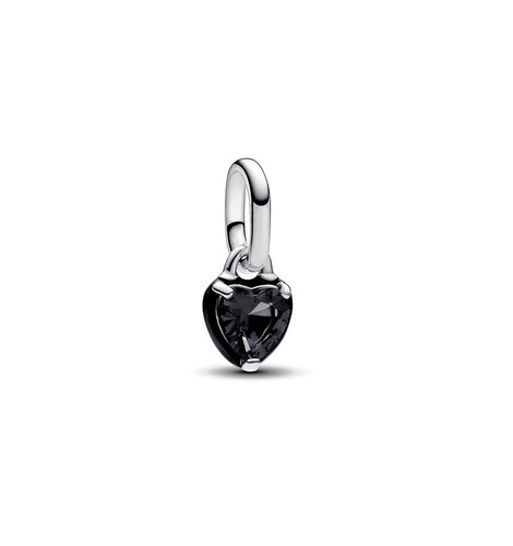 Genuine Pandora ME Black Chakra Heart Mini Dangle Charm 793042C01 with ...