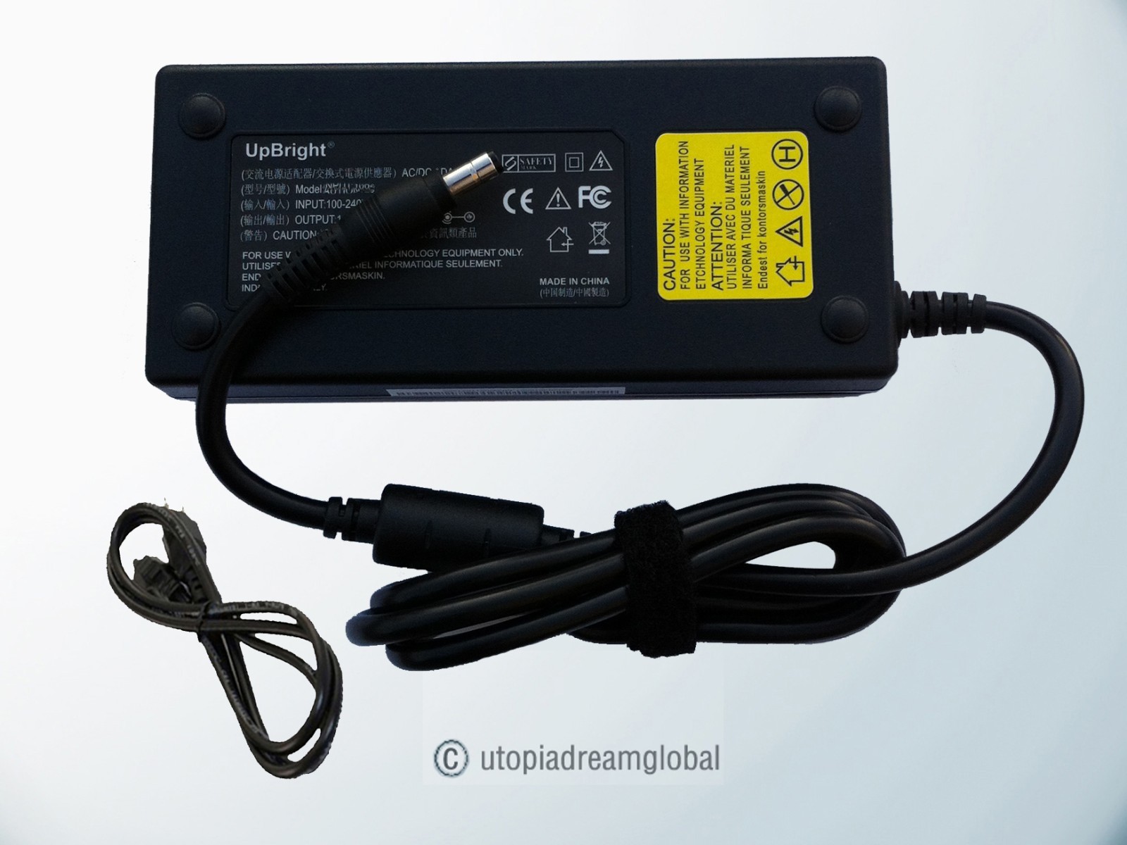 19V AC/DC ADAPTER FOR DELTA ELECTRONICS, INC. N17908 V85 R33030 19V 6 ...