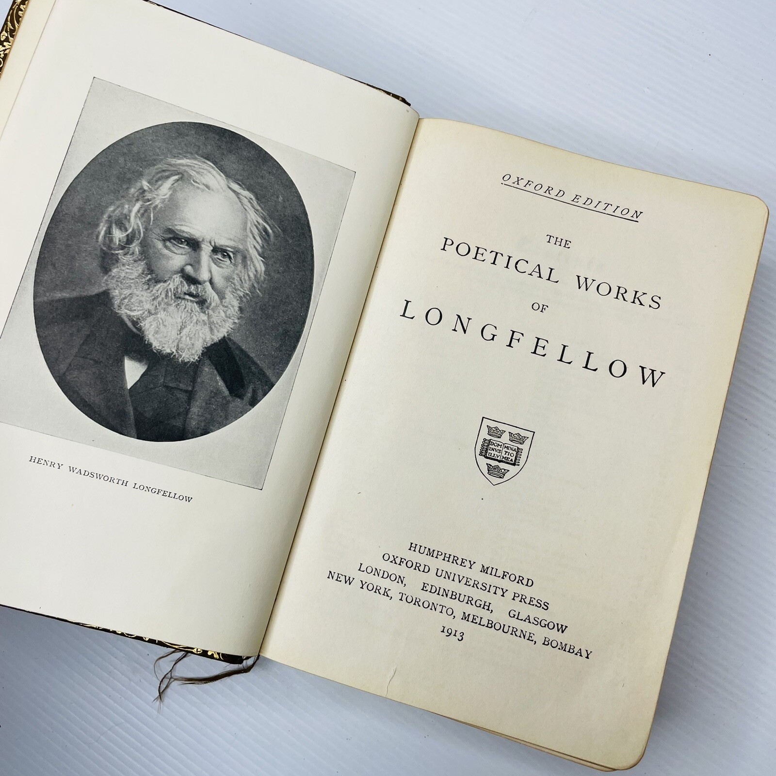 The Poetical Works of Longfellow. Oxford Edition. 1913 | eBay UK