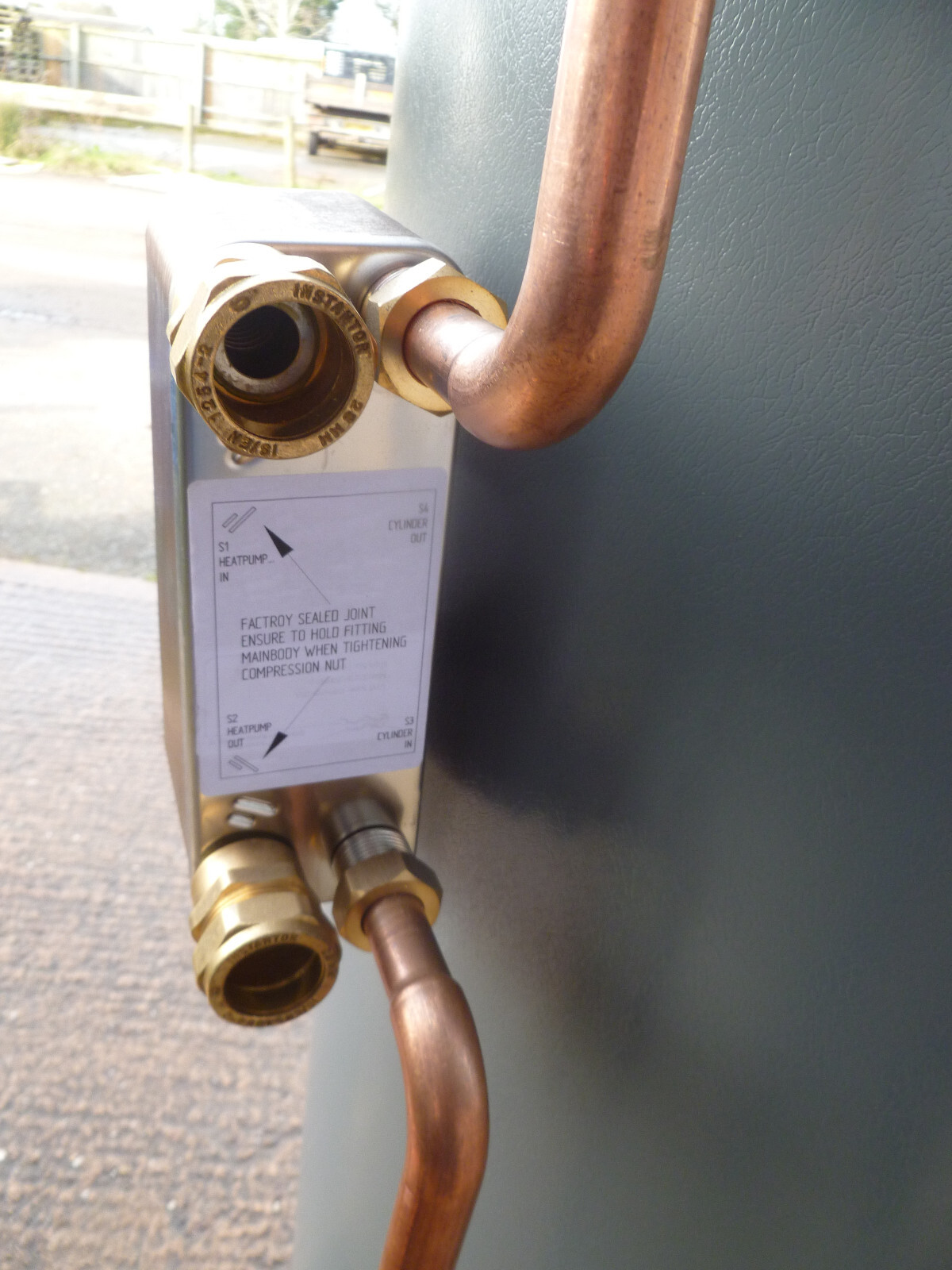 Warmflow Nero Heat Pump Unvented Stainless Steel Hot Water Cylinder ...