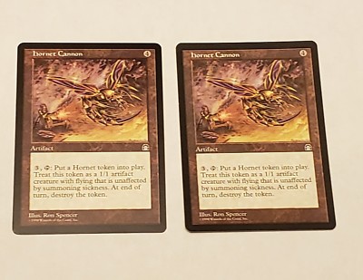 Awesome Magic the Gathering MTG Stronghold Hornet Cannon x2 nm/mint ...