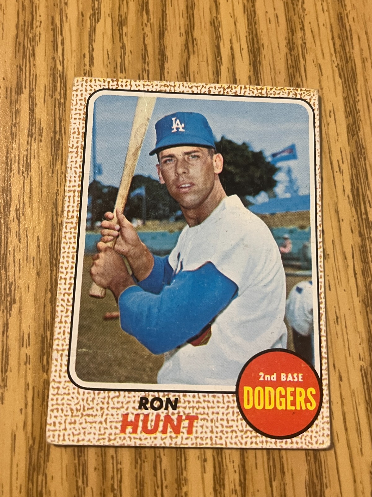 1968 Topps Ron Hunt Los Angeles Dodgers #15 - C2 | eBay