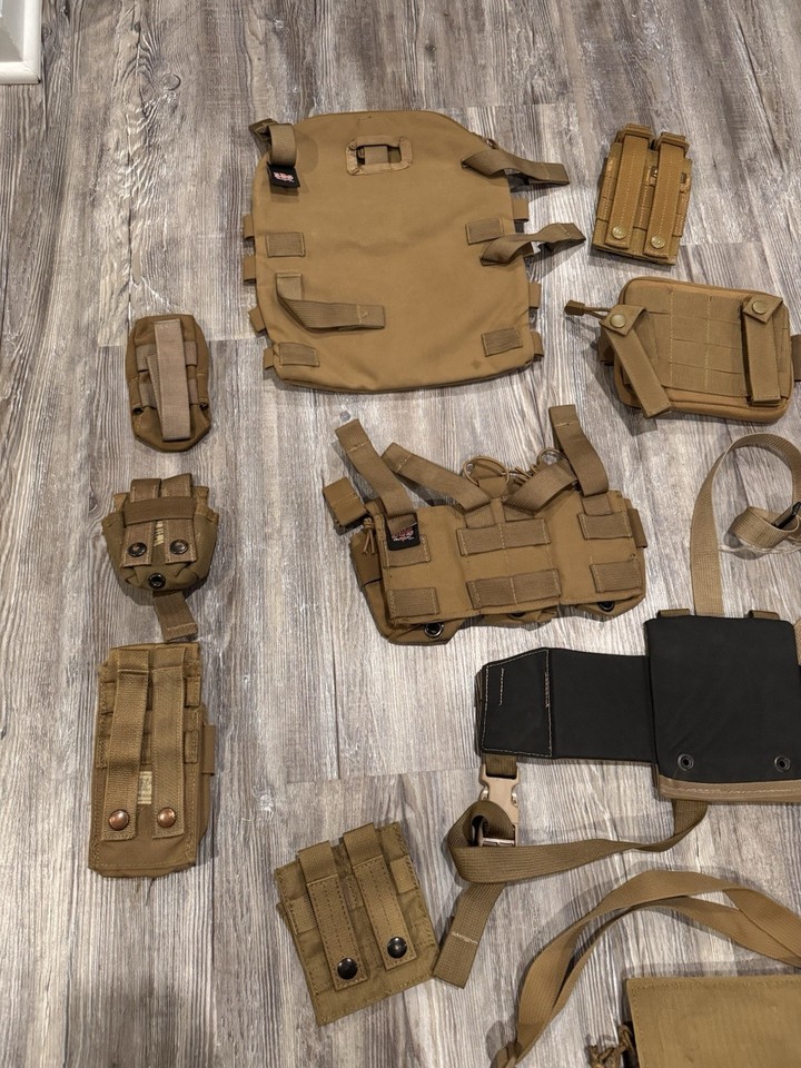OLDGEN SOF industries Kit Coyote Brown Pouches Carrier Rig CAG Lot Military USMC | eBay