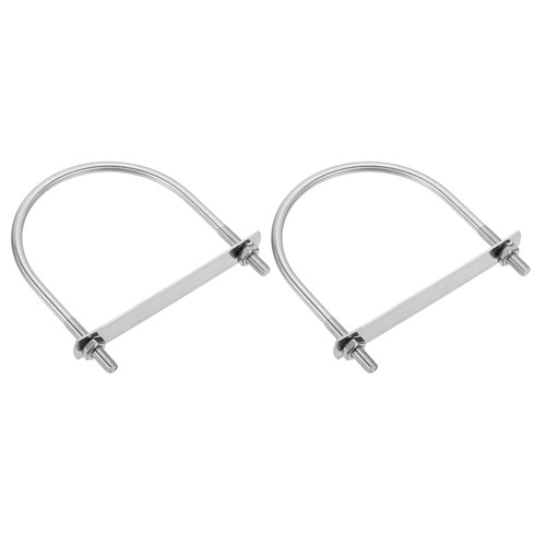 2 Sets M8 Round U-Bolts 108mm Inner Width 136mm Length U-Clamp Bolt | eBay