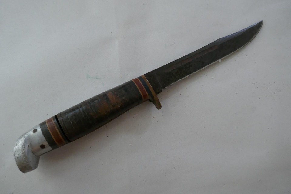 Vintage Western Fixed Blade Knife | eBay