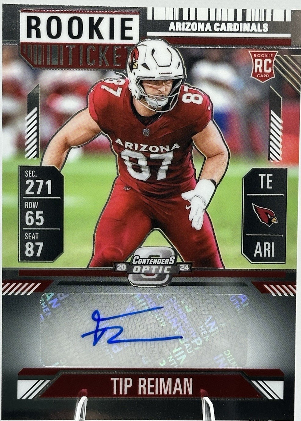 2024 Panini Contenders Optic - Rookie Ticket Autographs Tip Reiman #161 ...