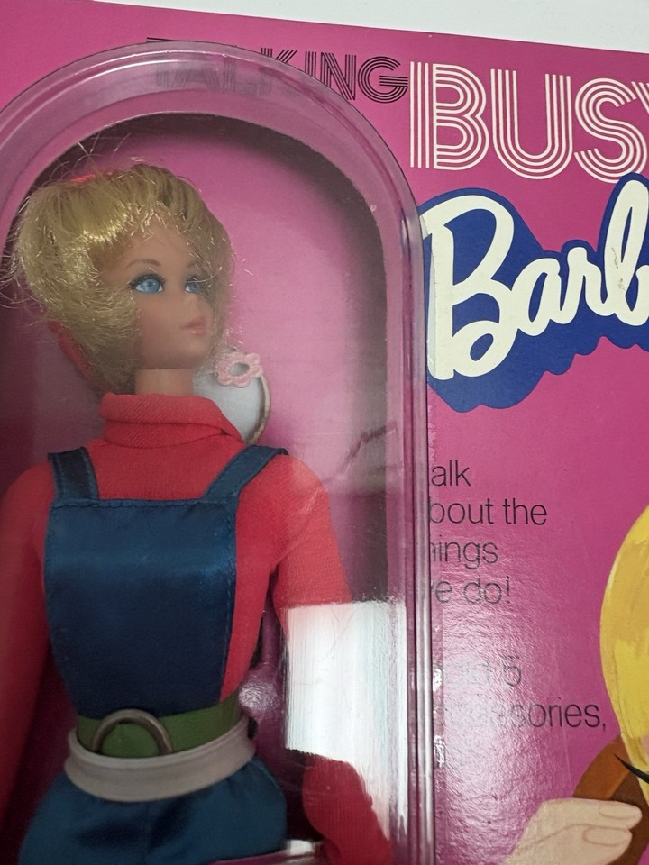 Vintage TALKING Busy Barbie Doll BRAND NEW SEALED NRFB MIB MIP | eBay