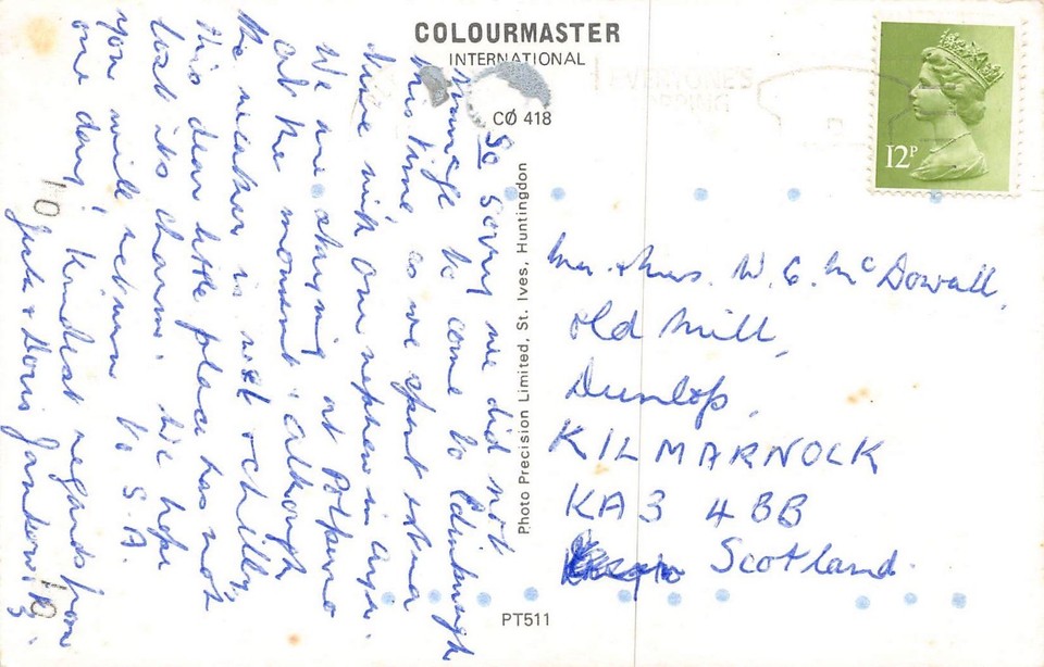 Map One and All Cornwall England Colourmaster Postcard (B670) | eBay UK