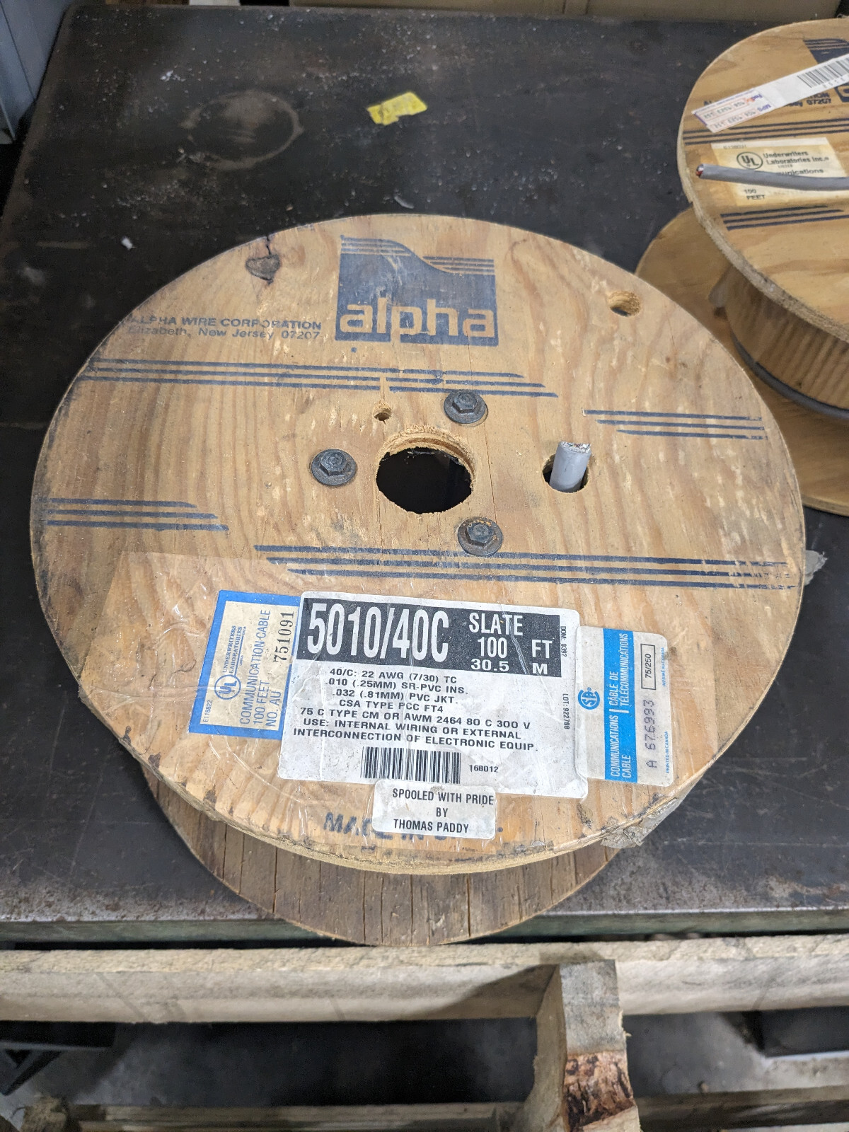 100' + of Alpha Wire Multi Conductor Communication/Control Cable 5010 ...