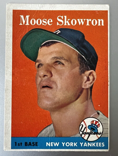 1958 Topps #240 Moose Skowron Vintage Baseball Card | eBay