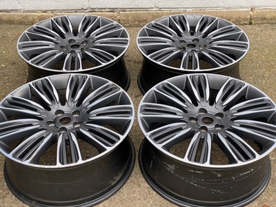 GENUINE 22" RANGE ROVER 9012 ALLOY WHEELS (Grey/Polished) LATEST ALLOYS ...