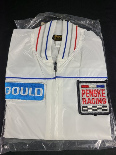 PENSKE GOULD LIGHTWEIGHT SWINGSTER RACING JACKET SIZE MEDIUM RICK MEARS ...