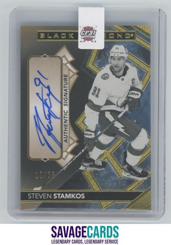 2020-21 UD Black Diamond Pure Signature Steven Stamkos /25 #BDB-SS ...