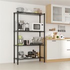 56x36x14" Storage Rack 4 Tier Organizer Kitchen Shelving Steel Wire ...