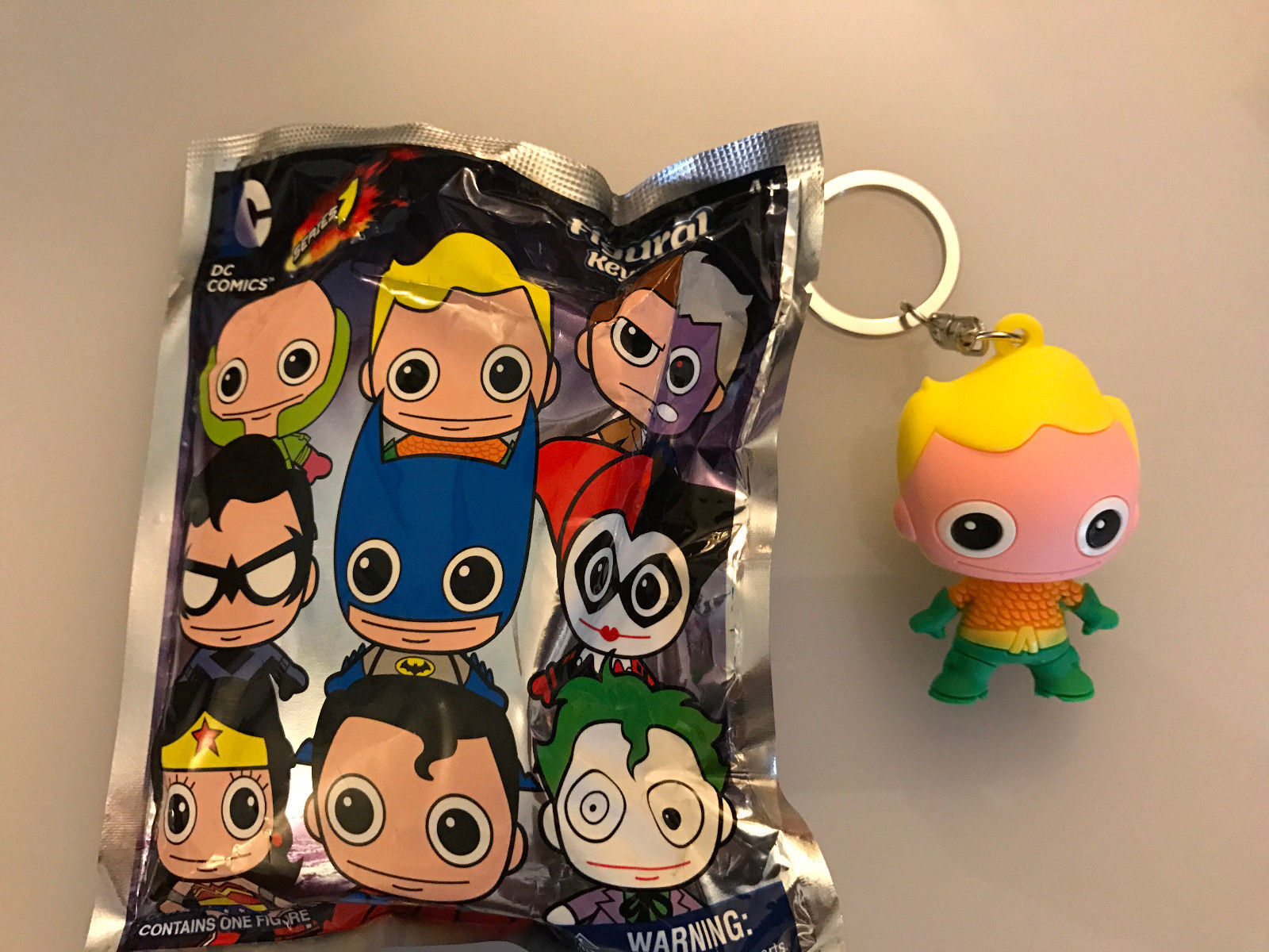 Figural DC Comics Series 1 - 3D Keyring Keychain w/ Package - You Pick ...