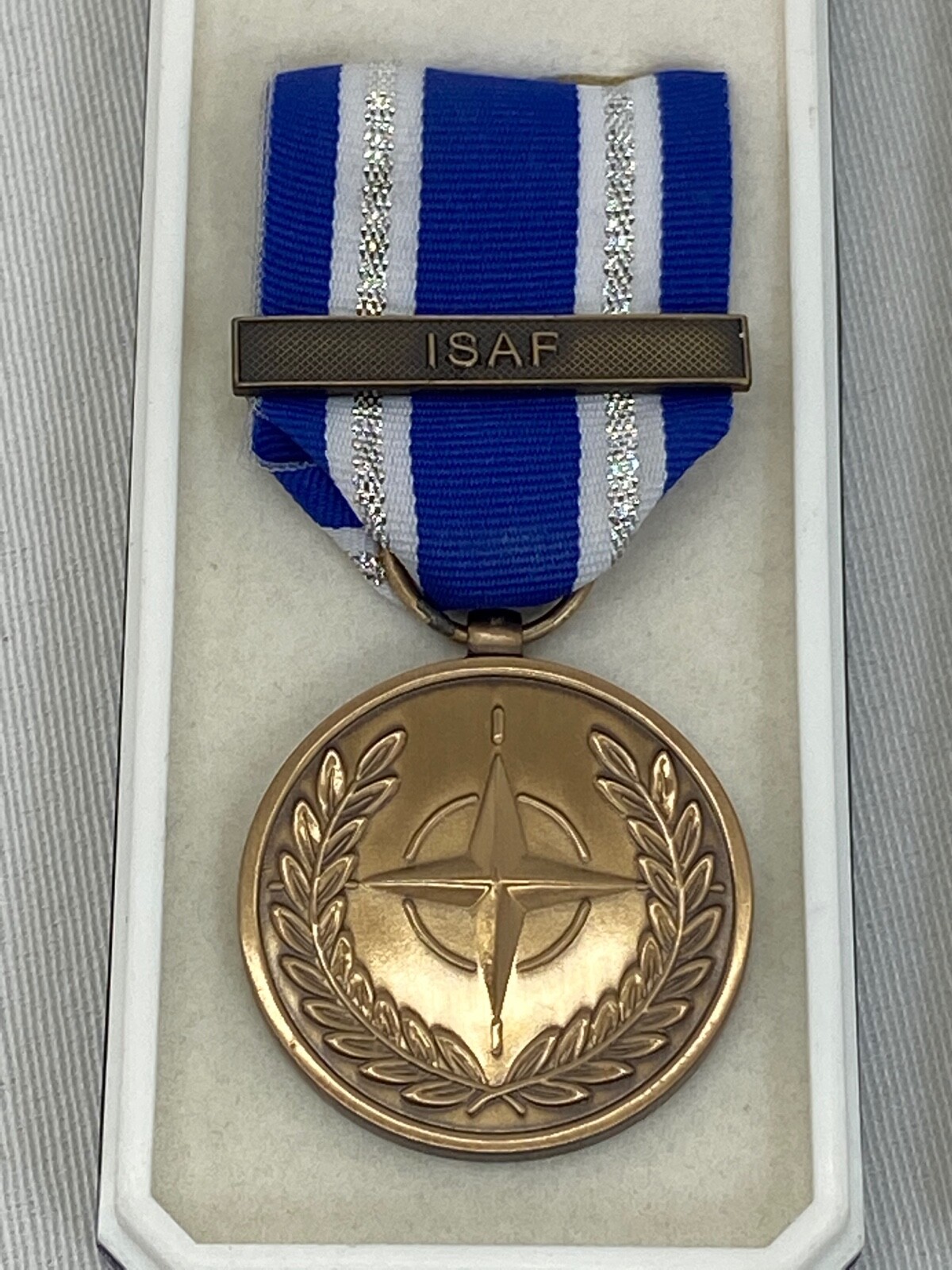 NATO Non Article 5 ISAF Boxed Medal | eBay
