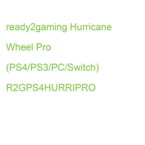 ready2gaming Hurricane Wheel Pro (PS4/PS3/PC/Switch) R2GPS4HURRIPRO ...
