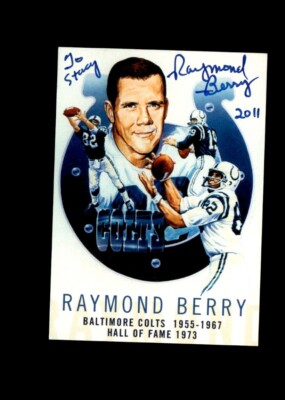 Raymond Berry Bible/Religious authentic autographed card | eBay