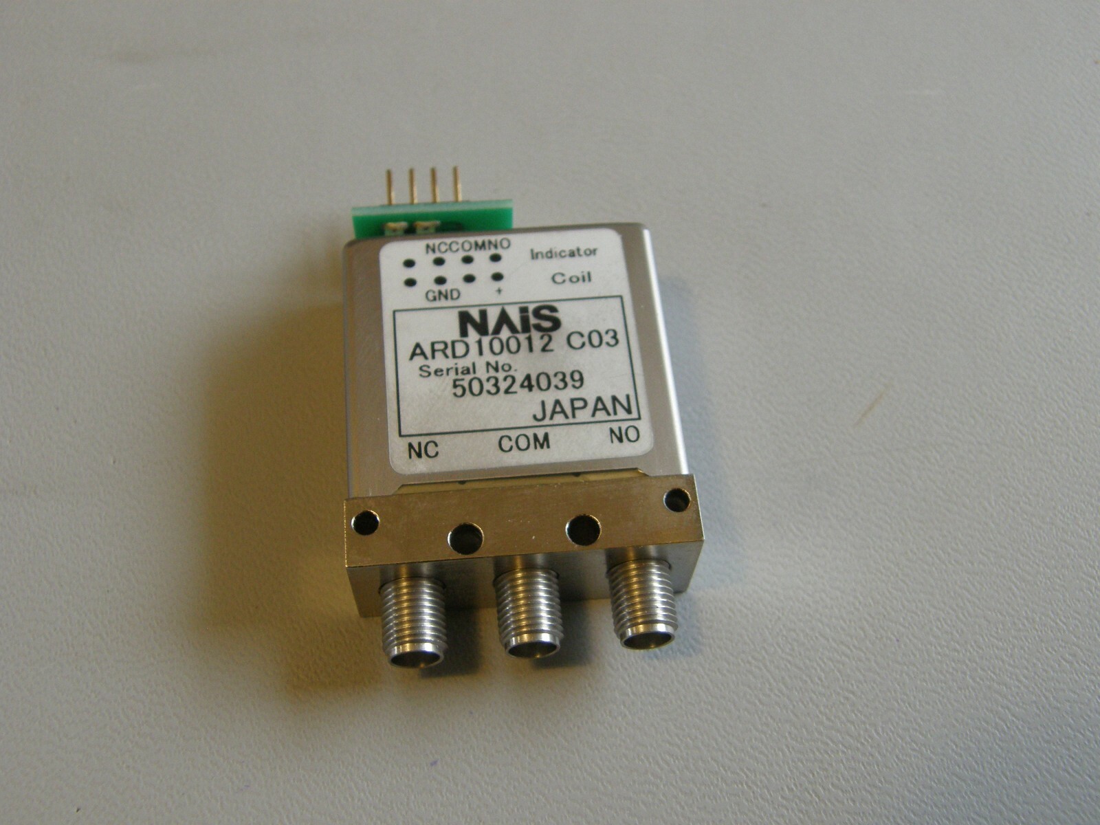 PANASONIC NAIS ARD10012 C03 SMA Relay Switch DC to 18GHZ 8 Pin ...