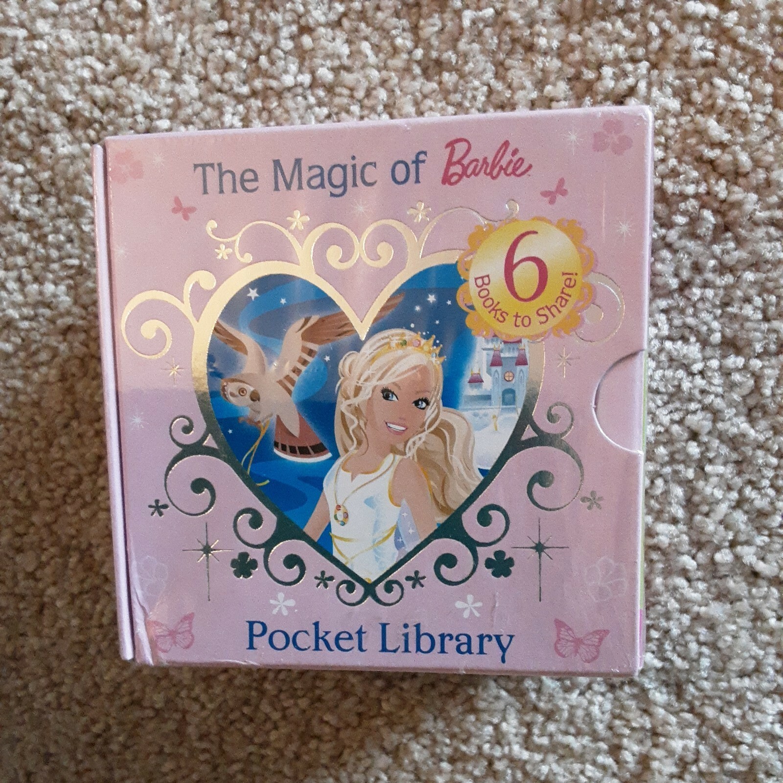 The Magic Of Barbie Pocket Library Hard-cover Book Set NEW/Factory ...