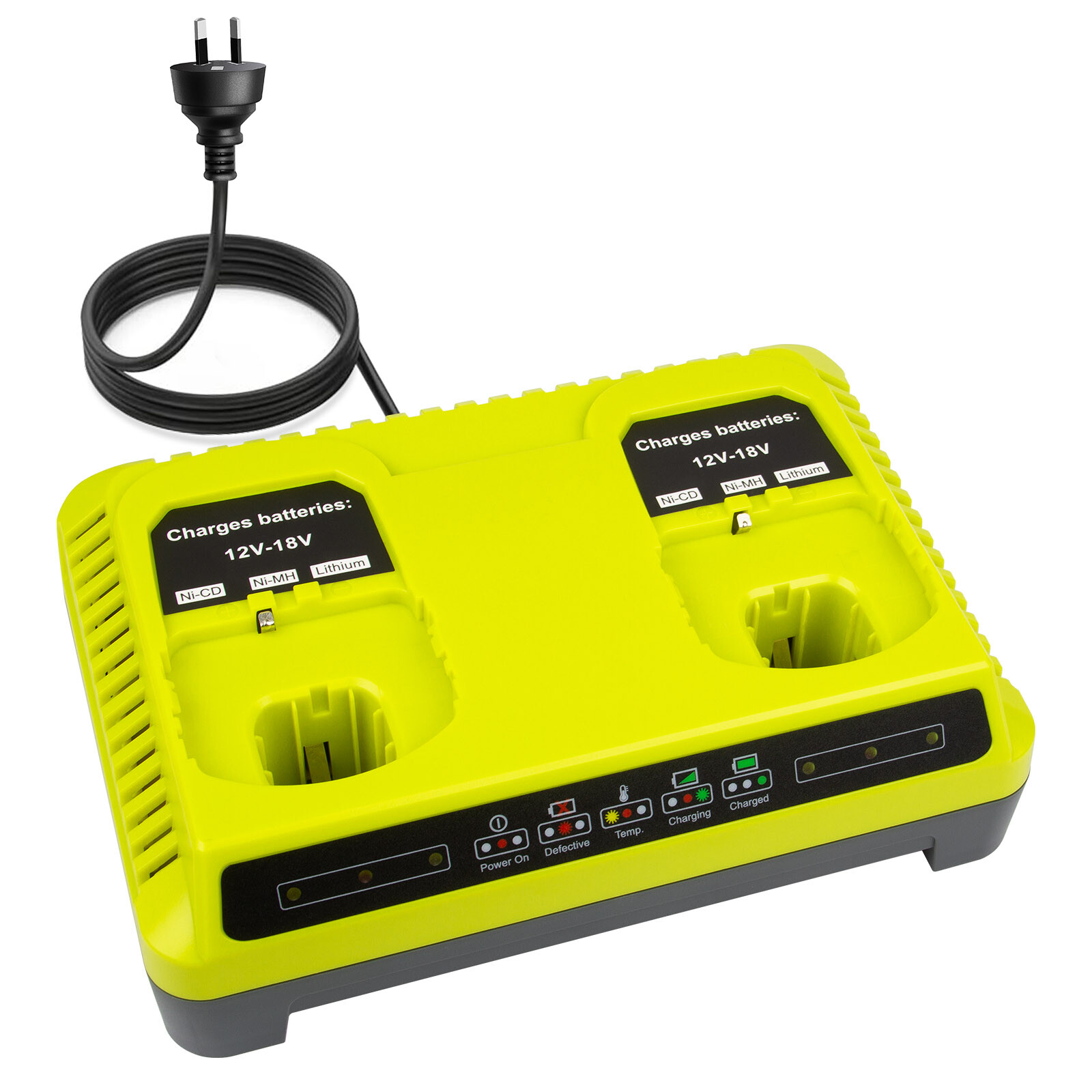 18V 12.0Ah 6.0Ah Lithium Battery For Ryobi P108 P102 P104 P105 P107 ...