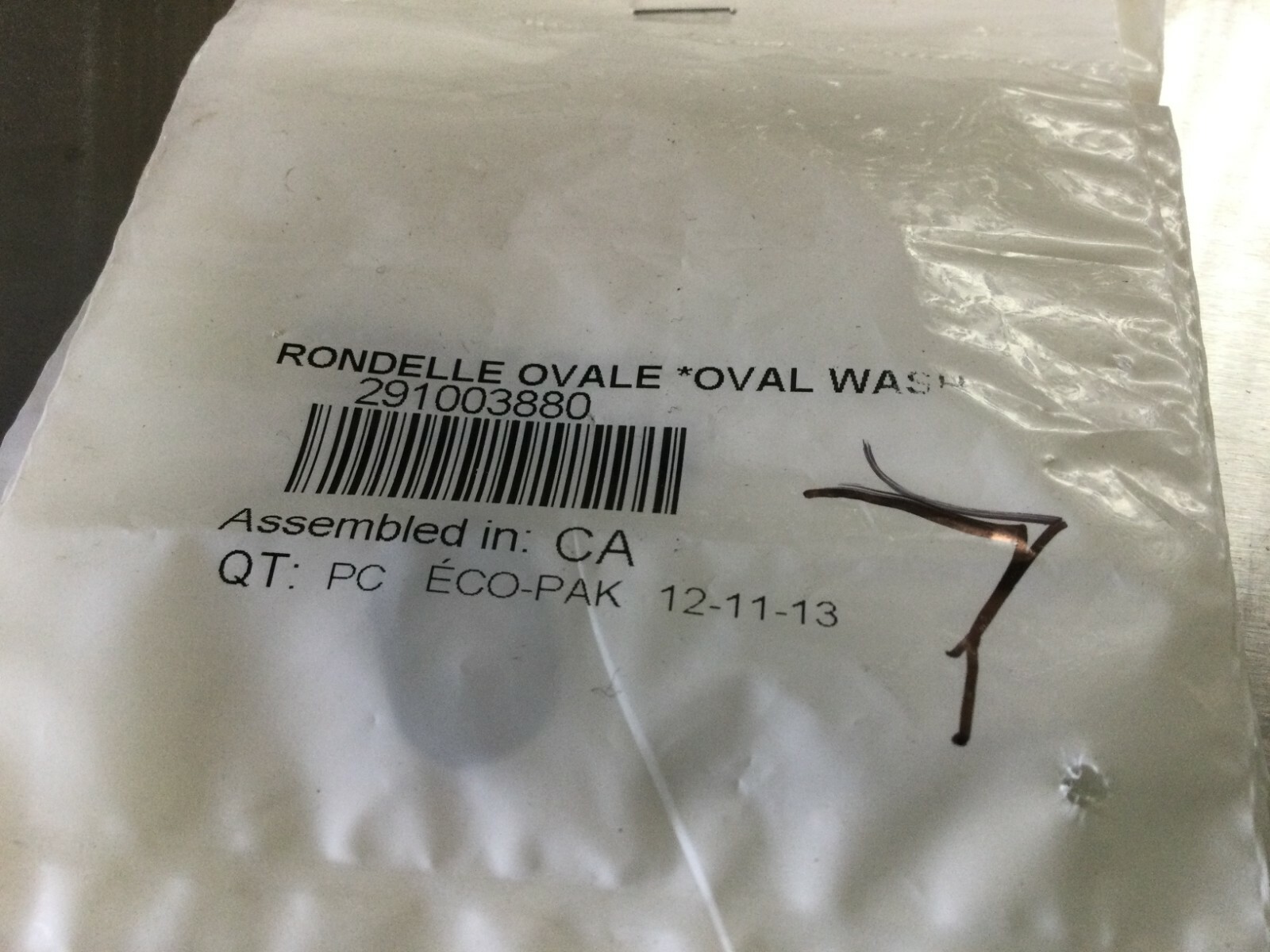 SEA-DOO SPARK OVAL WASHER 291003880 t028 | eBay