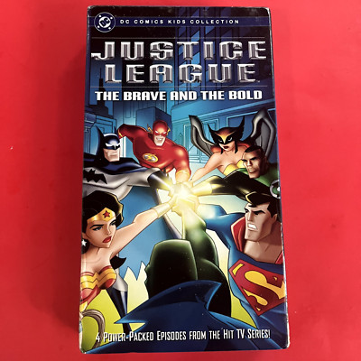 dc comics JUSTICE LEAGUE tv series VHS tape - BRAVE AND BOLD - sealed ...