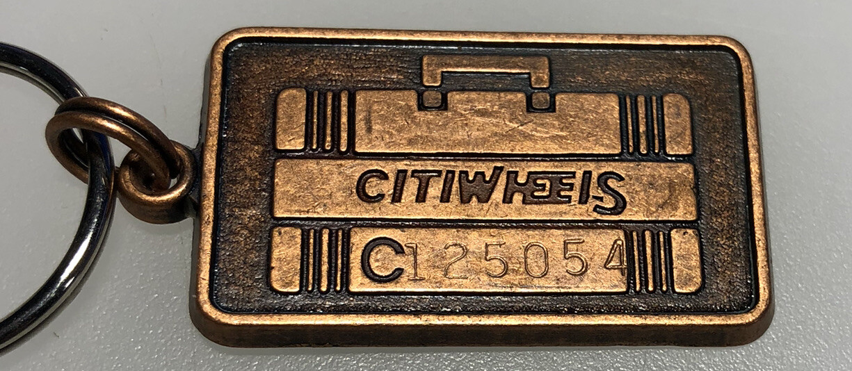 Citi Wheels Philadelphia PA Drop In Mailbox Vintage Keychain Key Ring ...