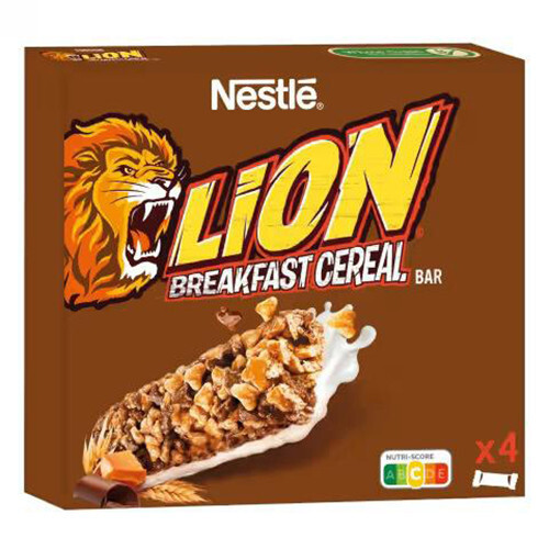 6 LION Breakfast Cereal Bar Boxes Healthy Tasty Snacks Treats 100g 3 ...