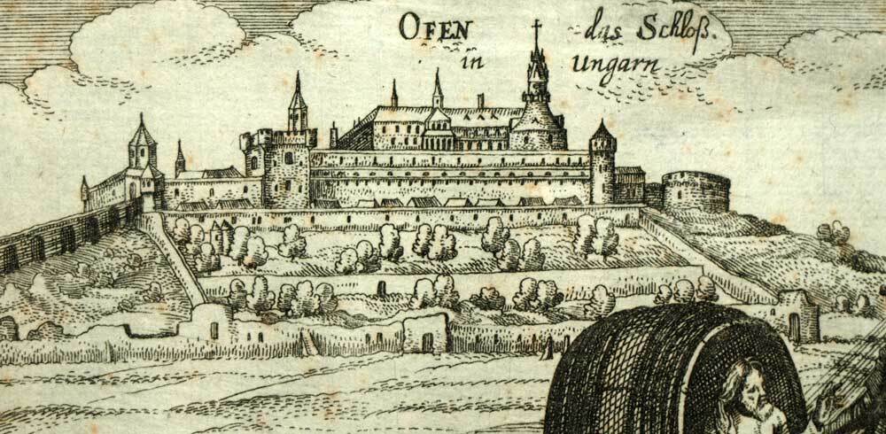 Town View Budapest IN Hungary Per Bodenehr Gabriel, engraving Original ...