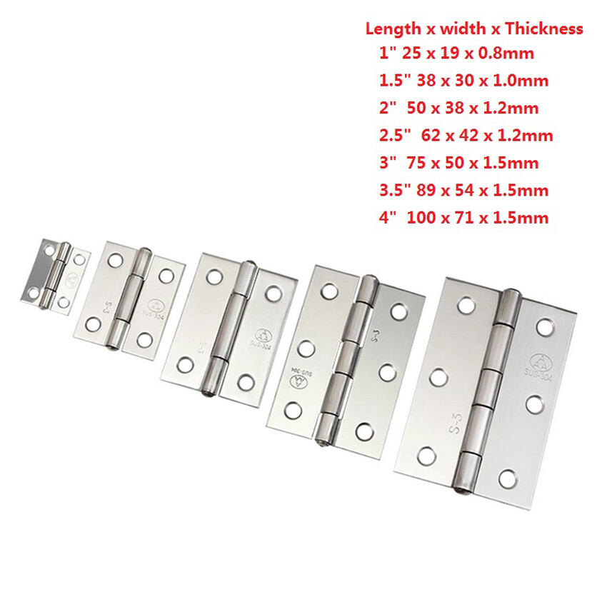 Butt Hinge Dimensions