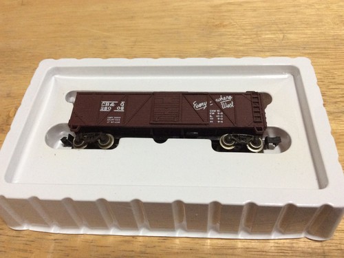 Vtg Atlas N Scale CB & Q Wood Boxcar "Everwhere West" Train Car | eBay