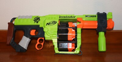 Nerf Gun Zombie Strike Doominator Dart Blaster used vgc | eBay
