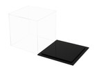 Acrylic Clear Table Top Display Case - Small Square Box 4" x 4" x 4 ...