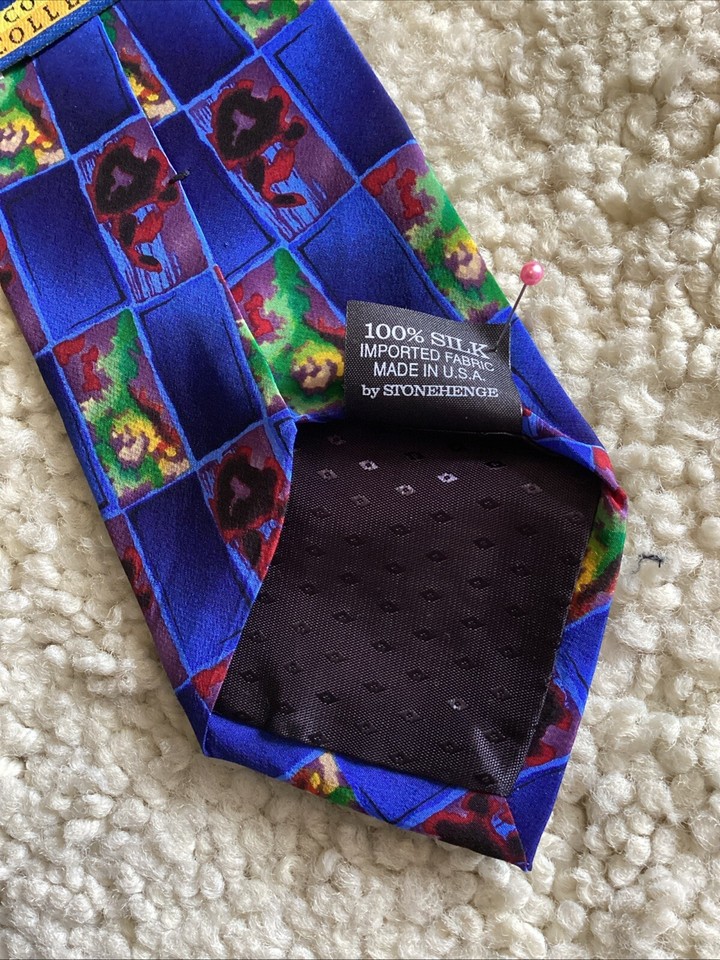 Jerry Garcia Cocktail Collection Silk Tie Vodka 56 In By 4 In Made In ...