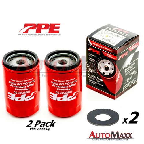 2000-up Allison Transmission 1000 Oil Filter 2-Pak PPE Chevy GMC ...