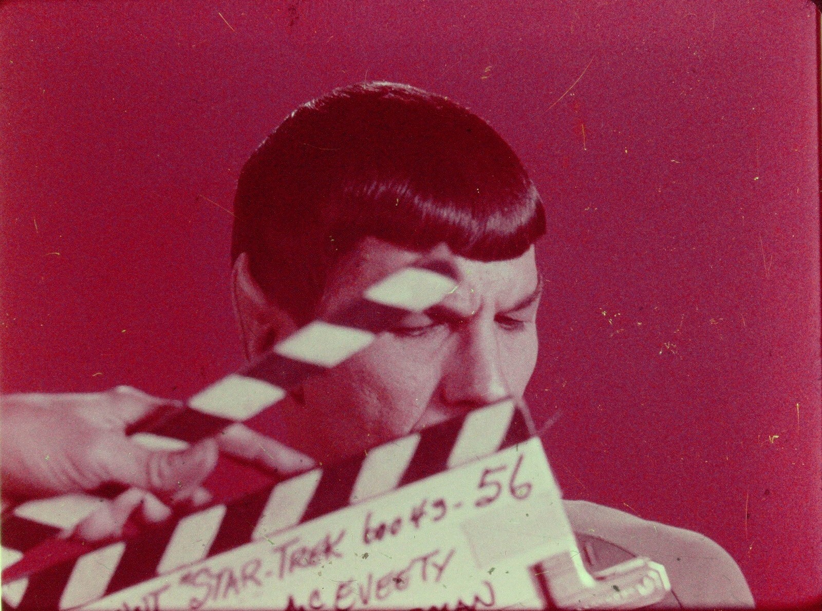 Star Trek TOS 35mm Film Clip Spectre of the Gun SPOCK CLAPPER BOARD 3.6 ...