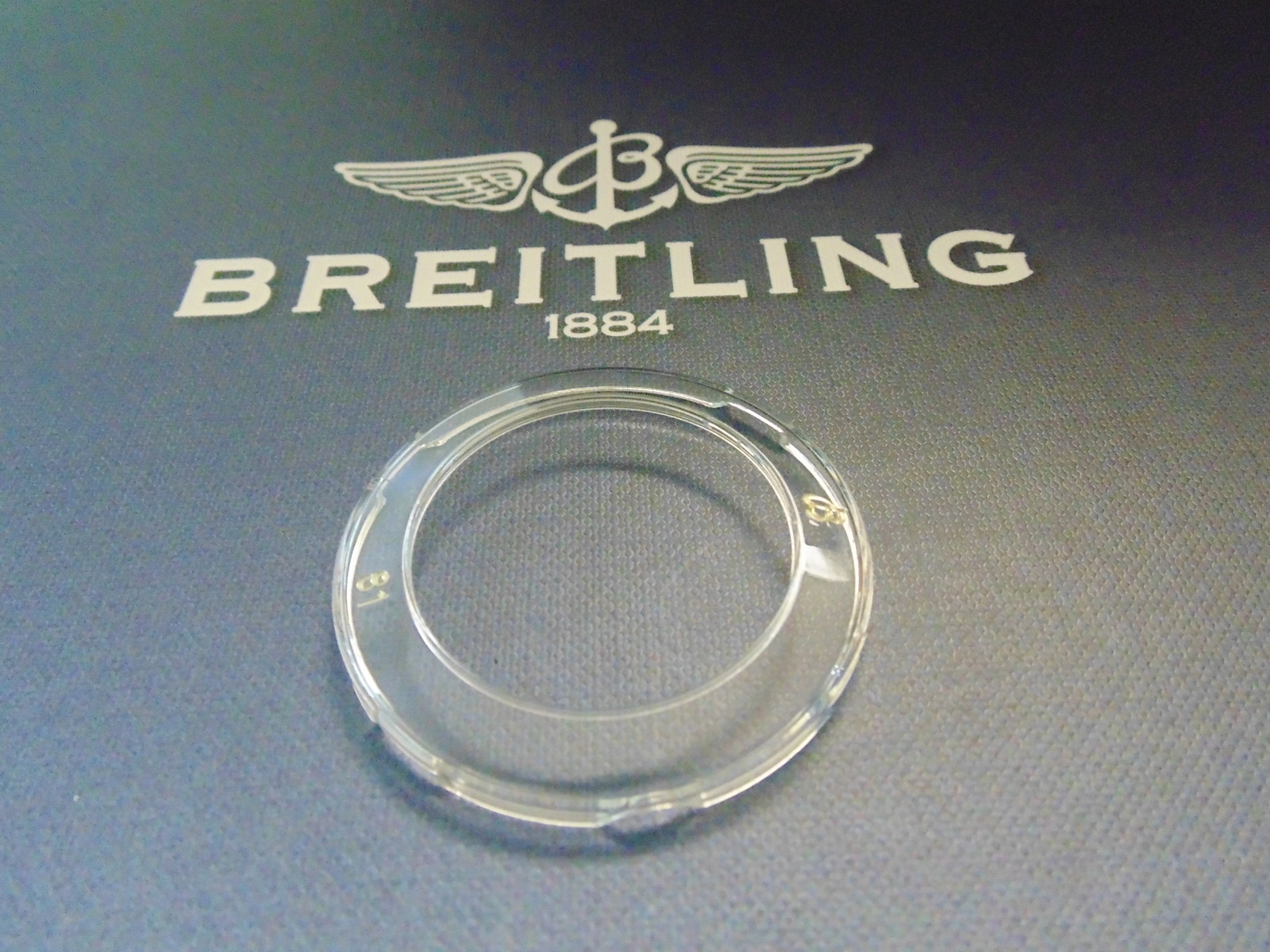 BREITLING FACTORY SALES JEWELERS WATCH CLEAR PLASTIC BEZEL PROTECTOR ...
