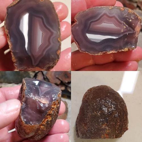 AAA+++ Banded Botswana Agate Lapidary Rough Nodule Lake Superior Cousin ...