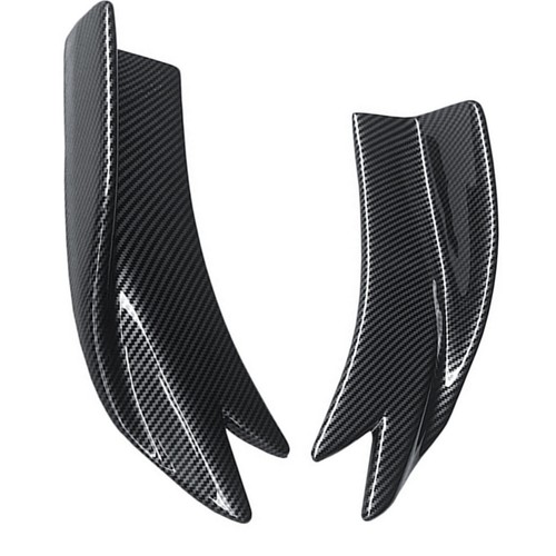 2Pcs Spoiler Lip Wrap Angle Fin Canard Splitters Anti-crash For Car ...