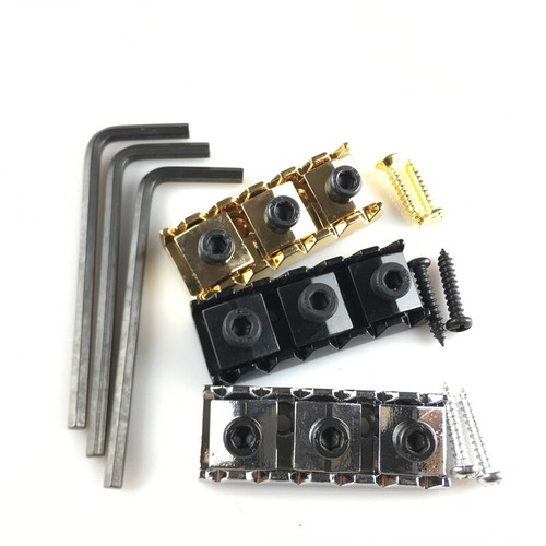 guitar nut locking device upper nut silver black gold Double rocking | eBay