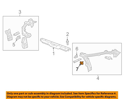 GM OEM 18-21 Equinox Radiator Support-Outer Support Lower Bracket ...