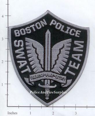 Massachusetts - Boston SWAT Team MA Police Dept Patch - Subdued | eBay