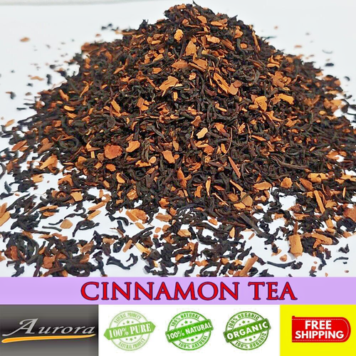 Natural Cinnamon mixed black Tea 100% Pure Ceylon Organic & Herbs Free ...