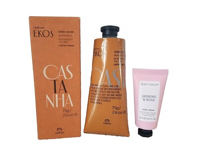 NATURA EKOS Castanha Hand Cream 2.6oz + BEAUTYSPACE Hand Cream | eBay