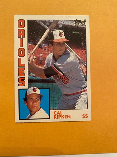 1984 topps tiffany baseball card cal ripken jr # 490 baltimore orioles ...