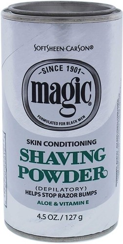 SoftSheen Carson Magic Skin Conditioning Shaving Powder Aloe & Vitamin ...