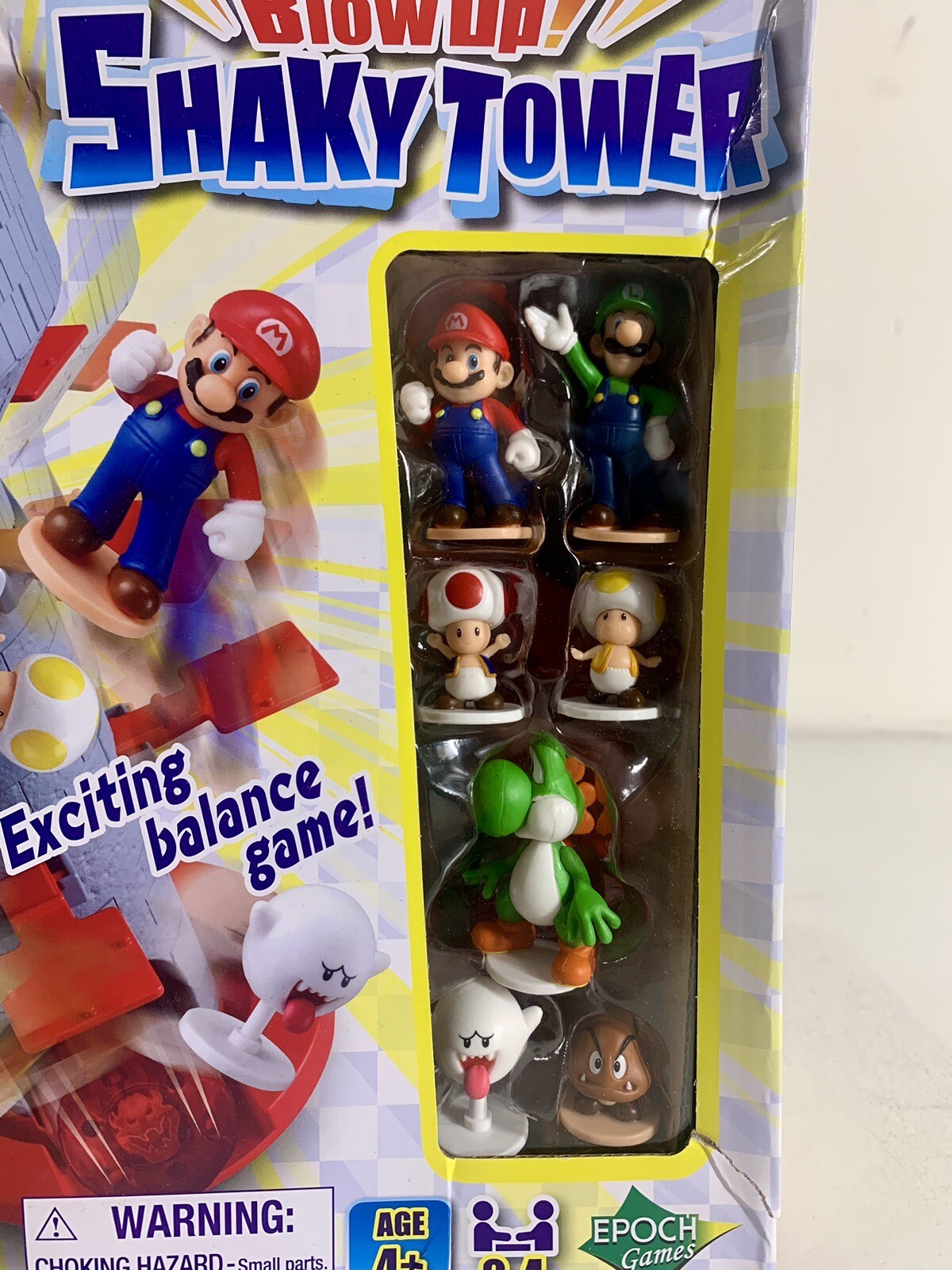 Epoch Games Super Mario Blow up Shaky Tower 7356 for sale online | eBay
