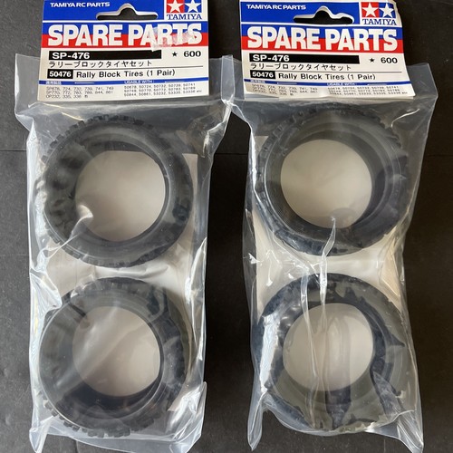 Tamiya SP-476 50476 Rally Block Tires(1pair) x 2 packages | eBay