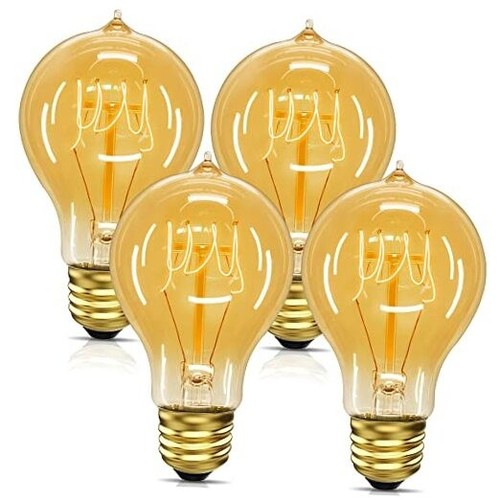 Edison Bulbs 40 Watt, Vintage A19 Antique Incandescent Light Bulbs, E26 ...